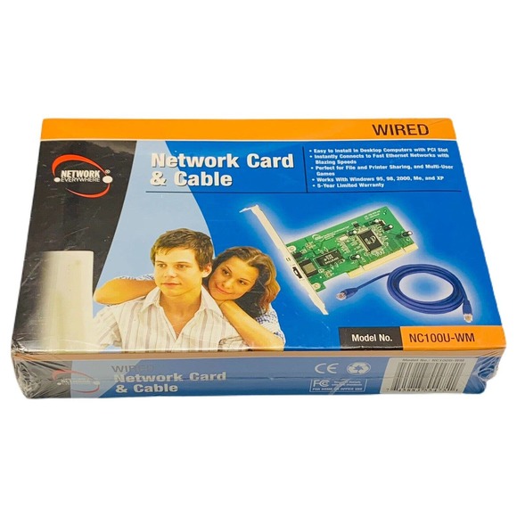 Network Everywhere | Media | Network Card And Cable Nc0uwm Network ...